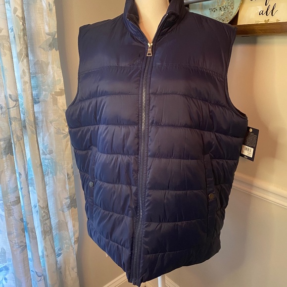 Bass | Jackets & Coats | Mens Xl Navy Blue Bass Vest | Poshmark